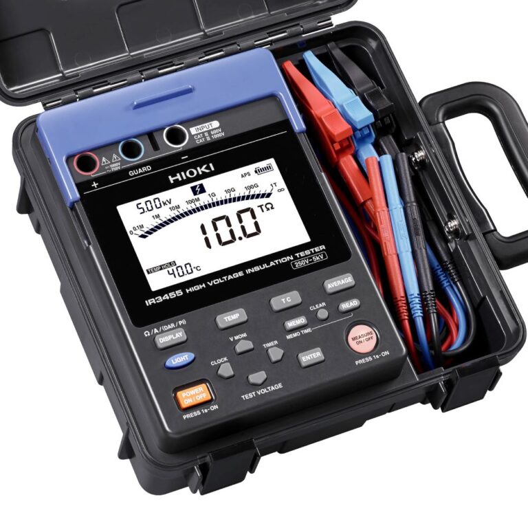 HIGH VOLTAGE INSULATION TESTER IR3455 - Apex Test Instruments